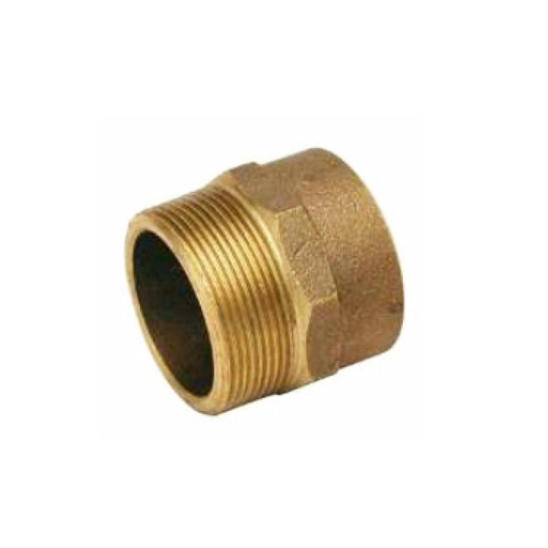 CONECTOR ROSCA EXTERNA BRONZE | 22x3/4 | 604 | ELUMA - Wermar Materiais ...