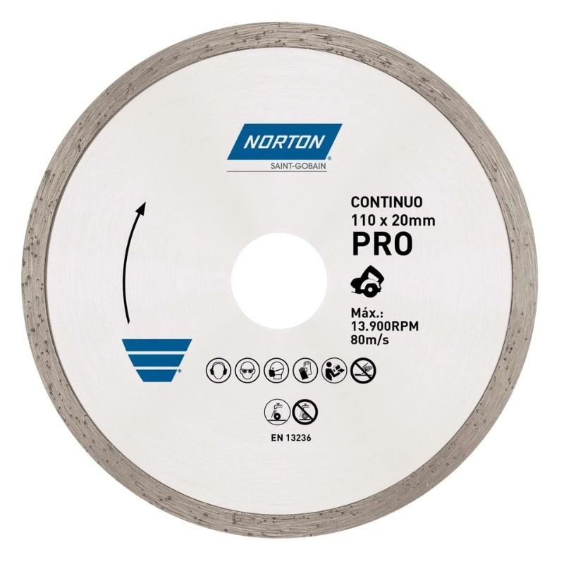 DISCO CORTE | DIAM CONTINUO | PRO| NORTON - Wermar Materiais de Construção